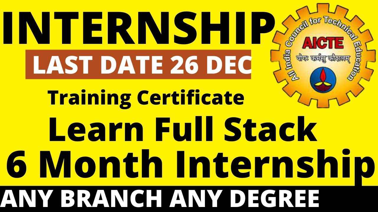 Full Stack Free Training With Internship 6 Month Free Internship