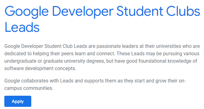 Google Developer Student Club Swags Certificate Training