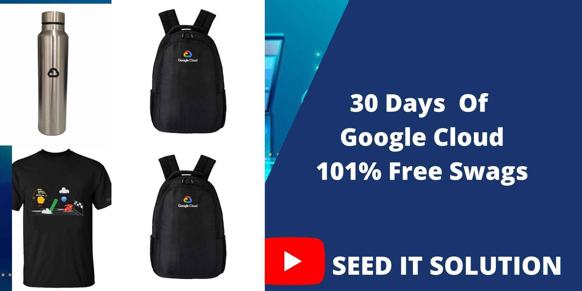 30 Days OF Google Cloud Free Swags and Certificate