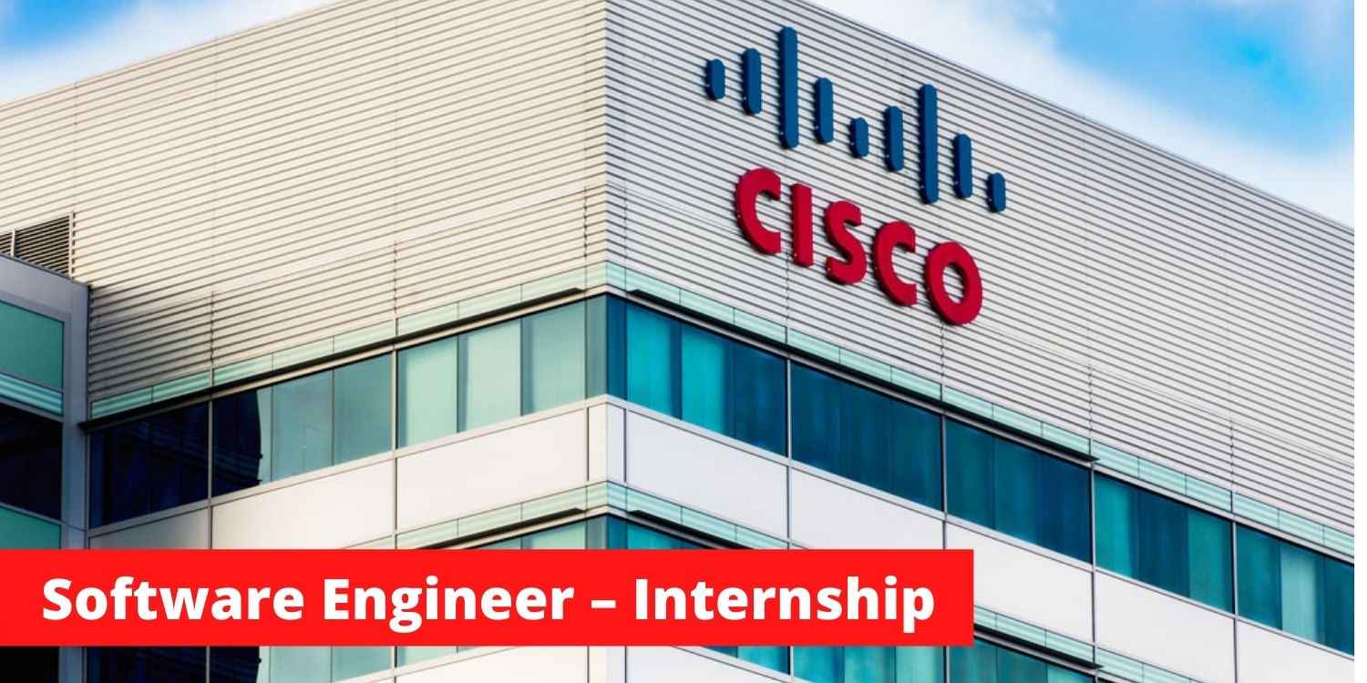CISCO offers internship opportunity for students doing Software Engineering